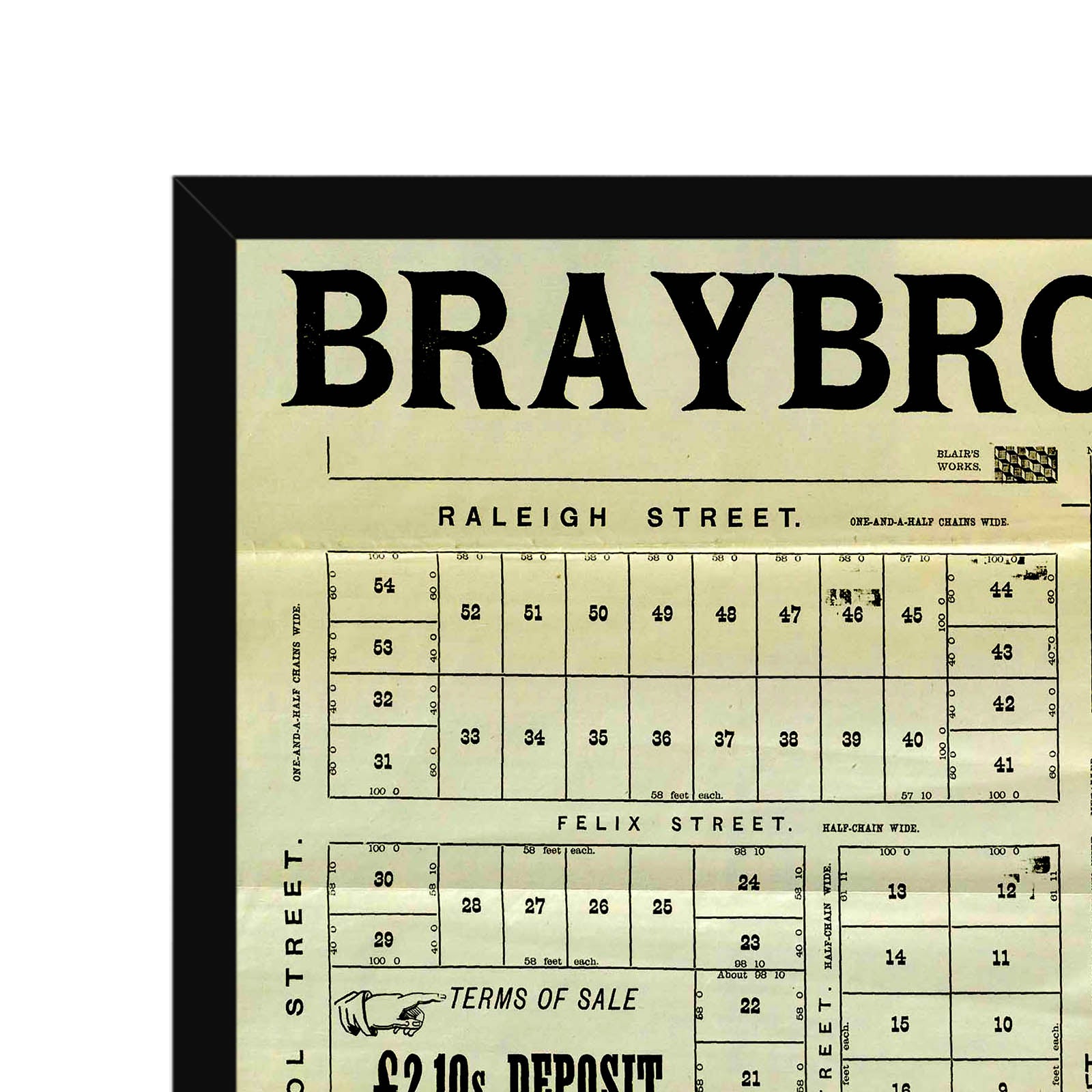 Braybrook, Victoria Australia Vintage Map #4 (1885) – Vintage Maps