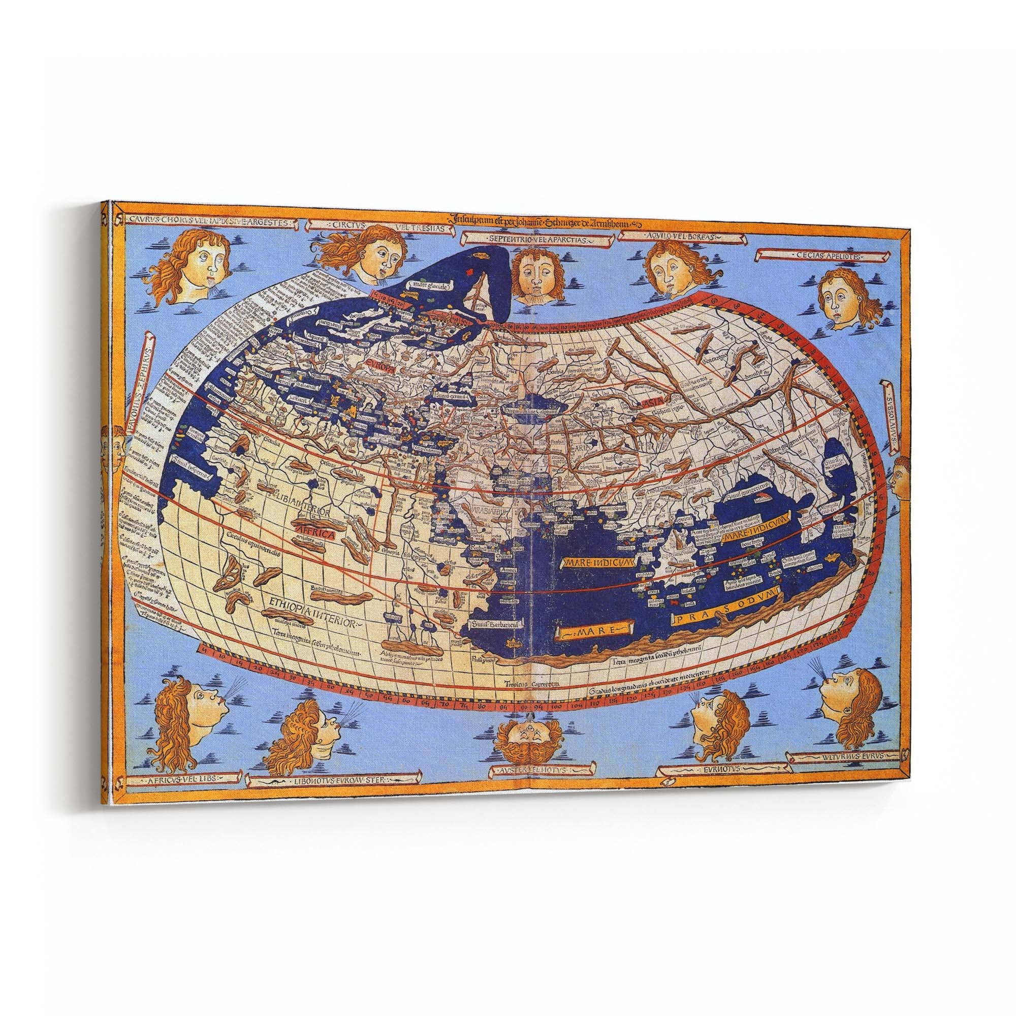 1482 Vintage Map of The World – Vintage Maps
