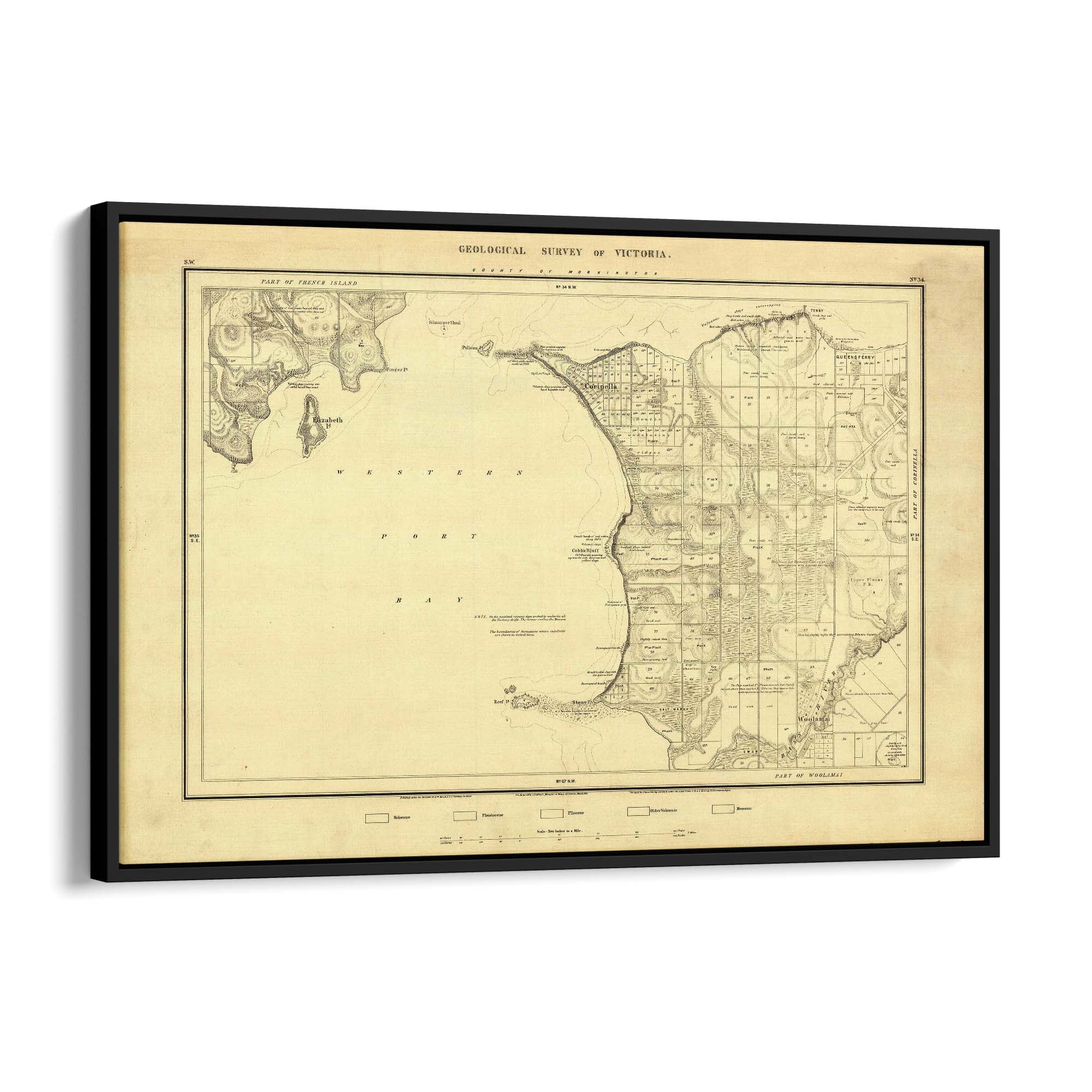 1893 Vintage Map Corinella, Victoria Australia – Vintage Maps