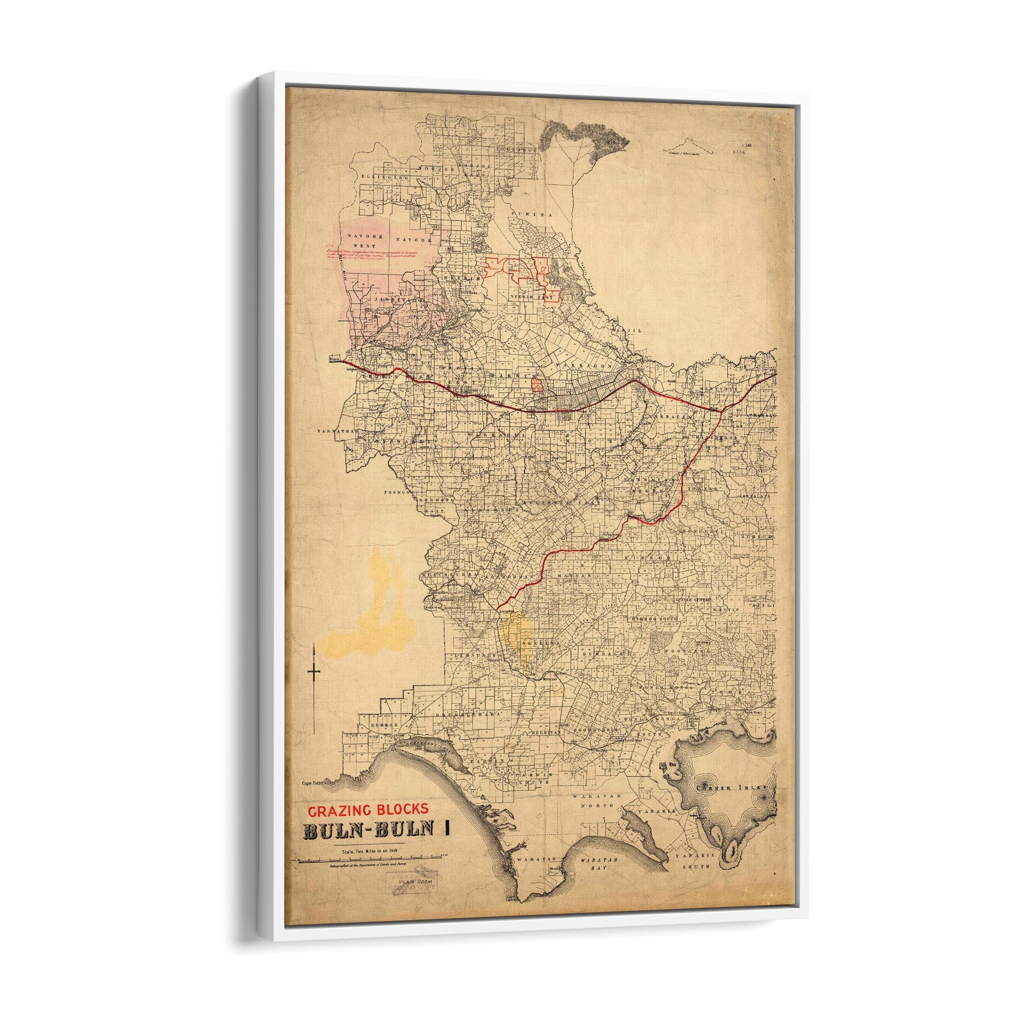 1890's Vintage Map of Moe & Surrounds, Victoria Australia – Vintage Maps