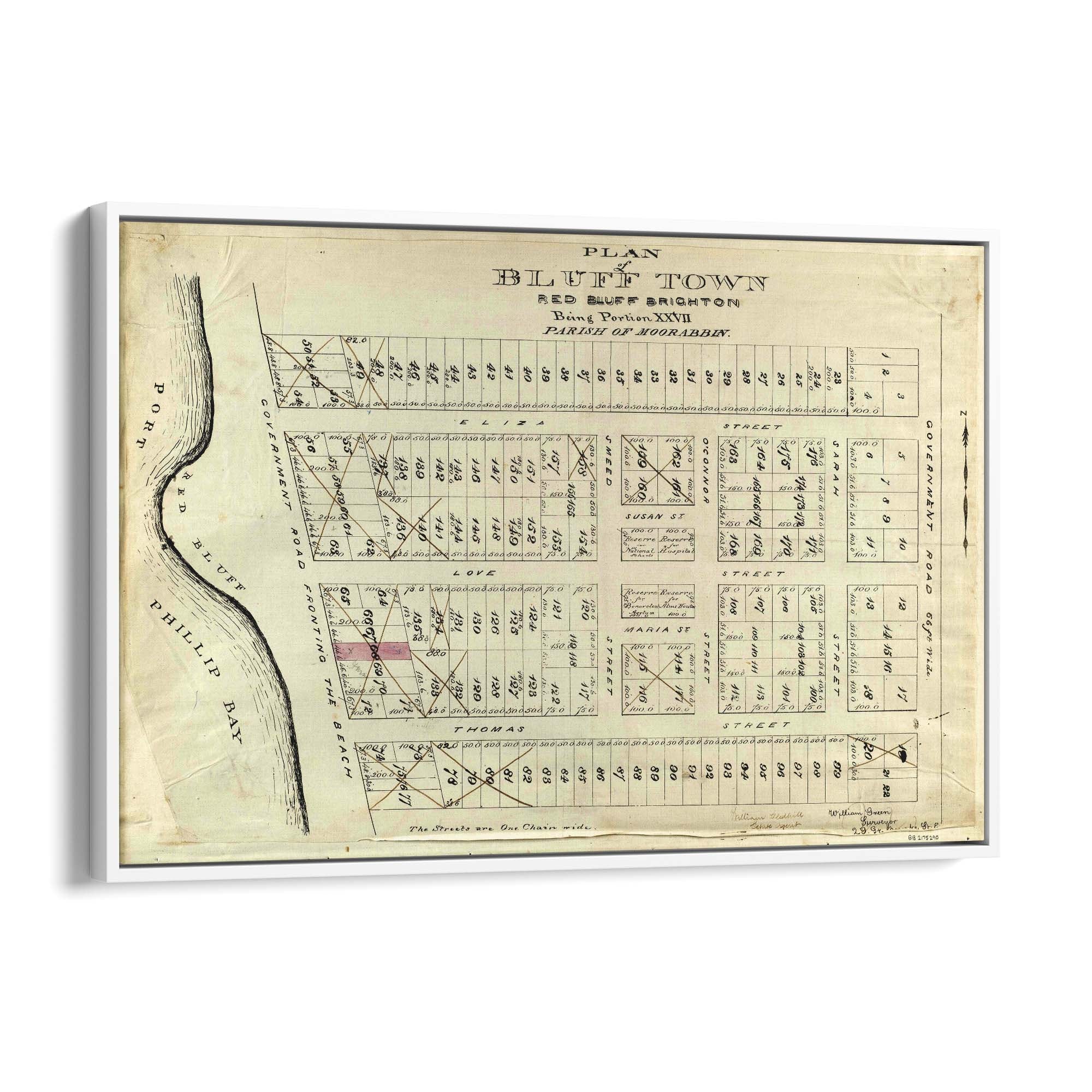 1907 Vintage Map of Black Rock, Victoria Australia – Vintage Maps