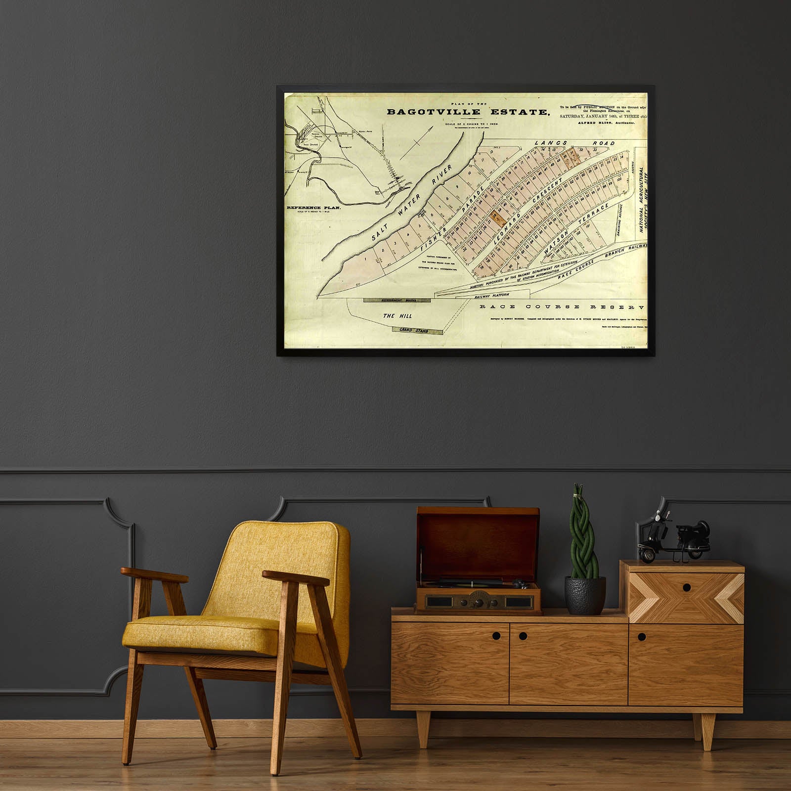 Flemington, Victoria Australia Vintage Map #9 (188-?) – Vintage Maps