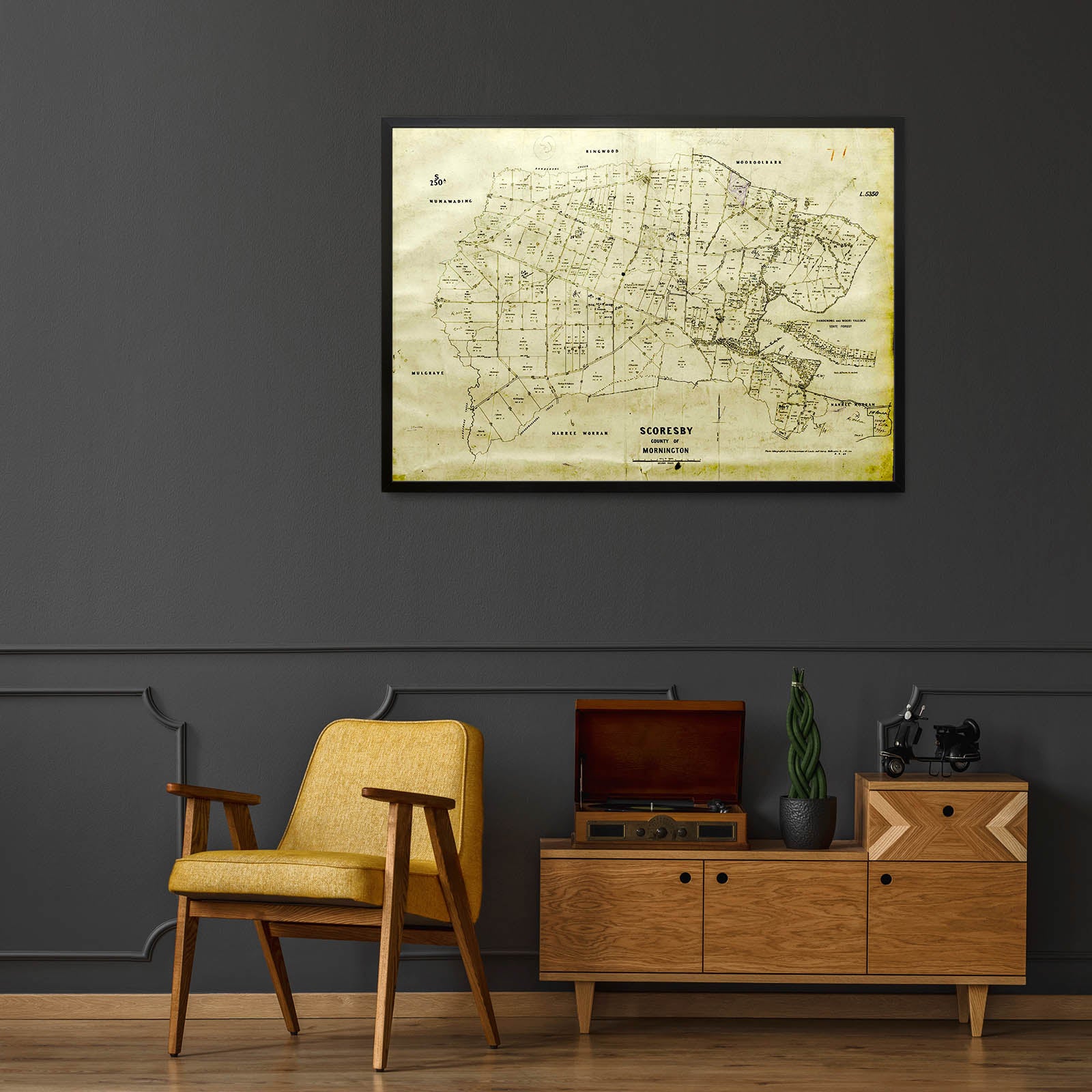 Scoresby, Victoria Australia Vintage Map #2 (1884) – Vintage Maps