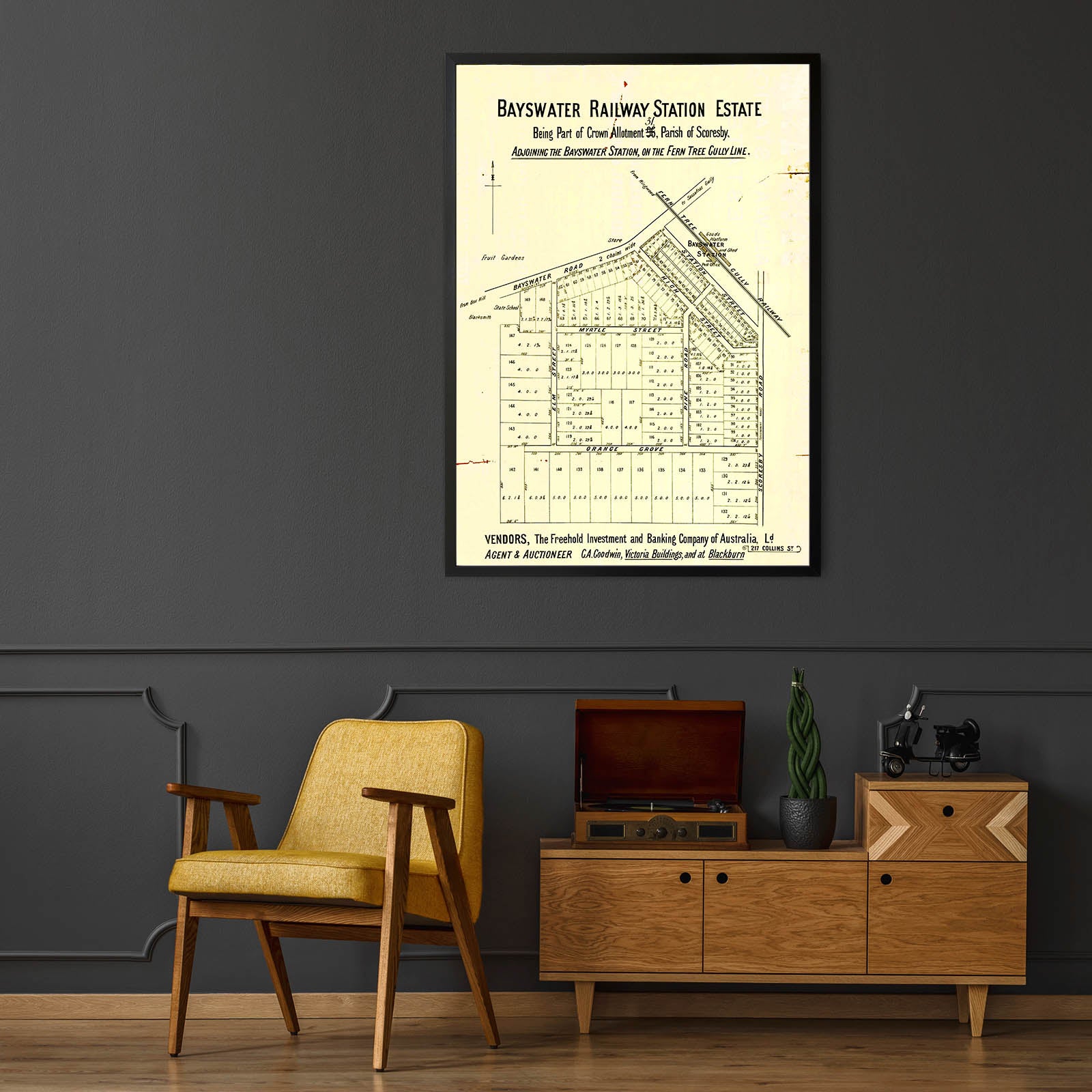 Bayswater, Victoria Australia Vintage Map #4 (188-?) – Vintage Maps
