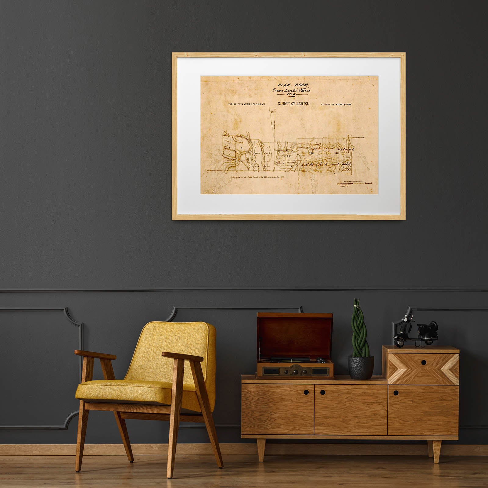 Narre Warren, Victoria Australia Vintage Map #1 (1858) – Vintage Maps